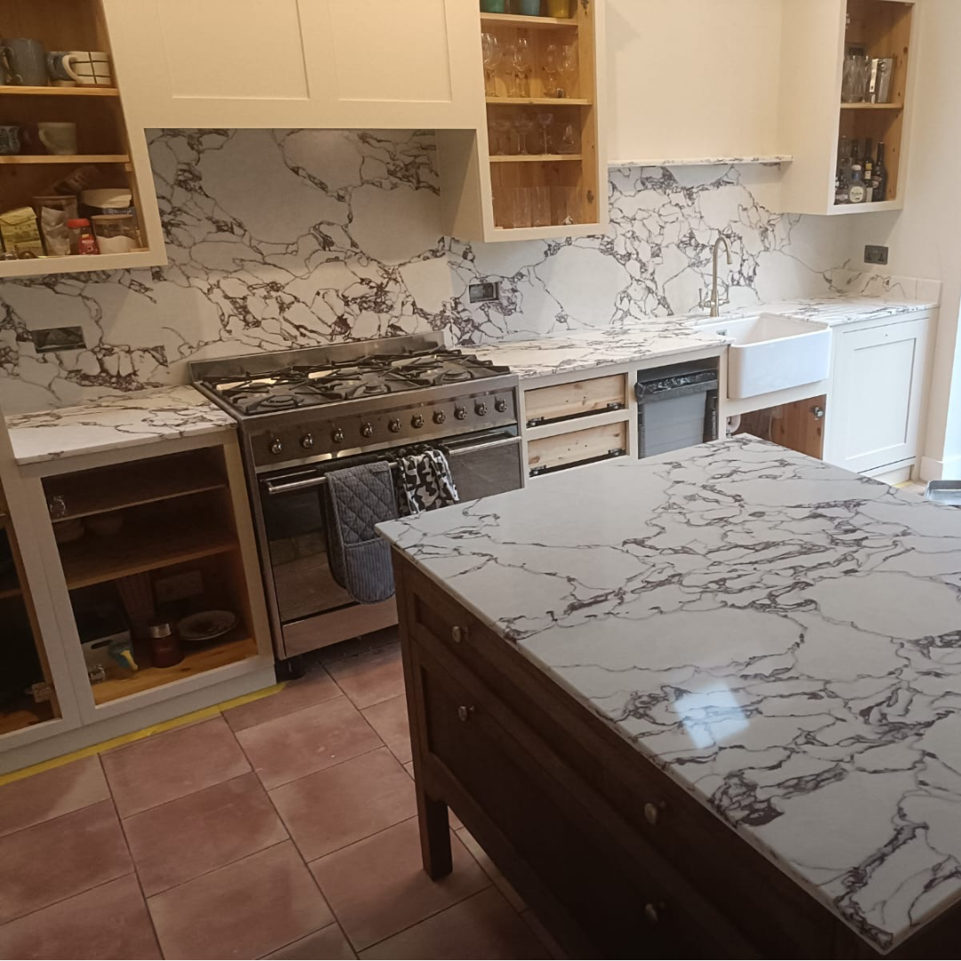Worldwide Stones Rosa Bulgari Marble Effect Quartz | Purple – purplegranite