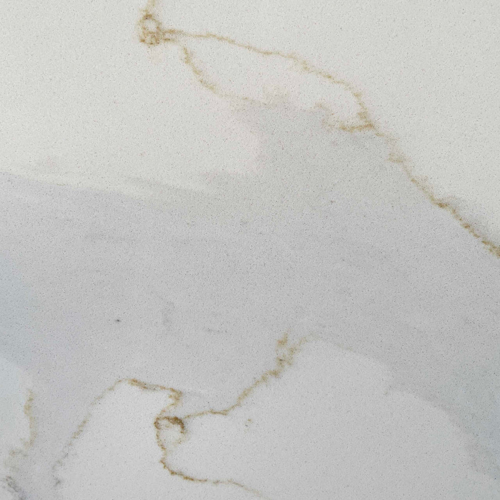 PQS Calacatta Platinum White Marble Effect Quartz | Purple – purplegranite