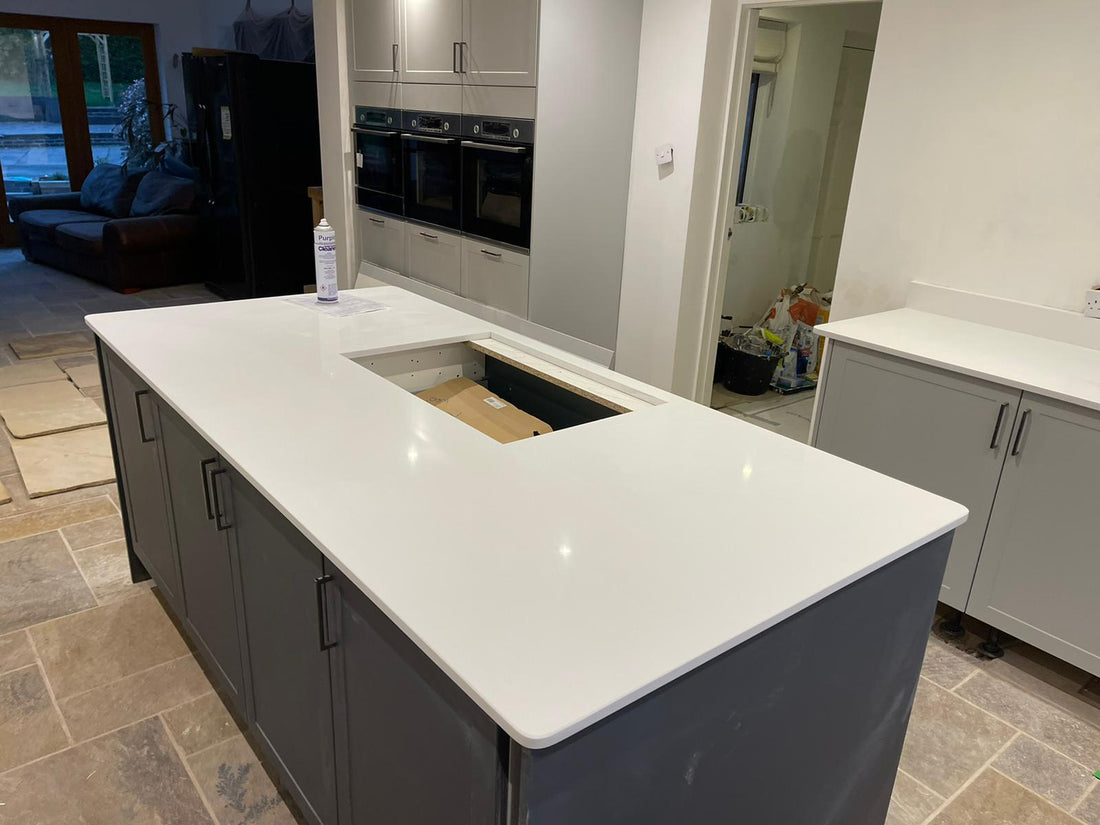 BQS Super White Quartz | Purple – purplegranite