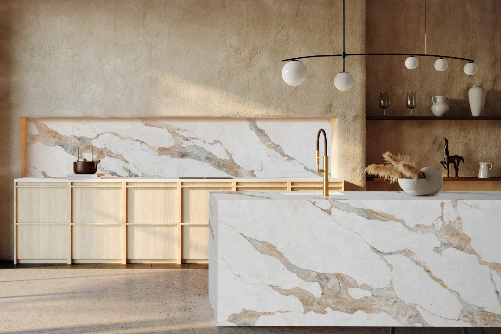 Fugen Sahara Waves Marble Effect Quartz | Purple – purplegranite