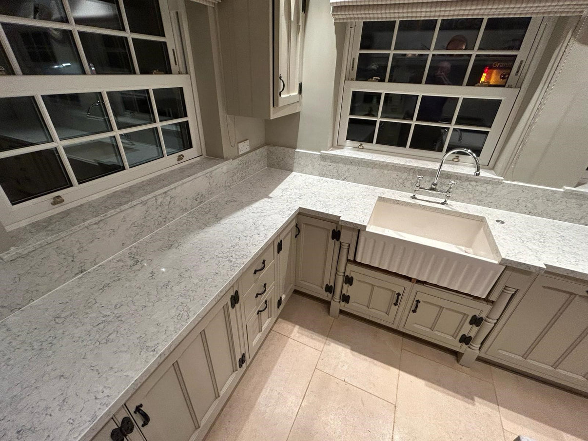 Fugen Arabesque White Quartz | Purple – purplegranite