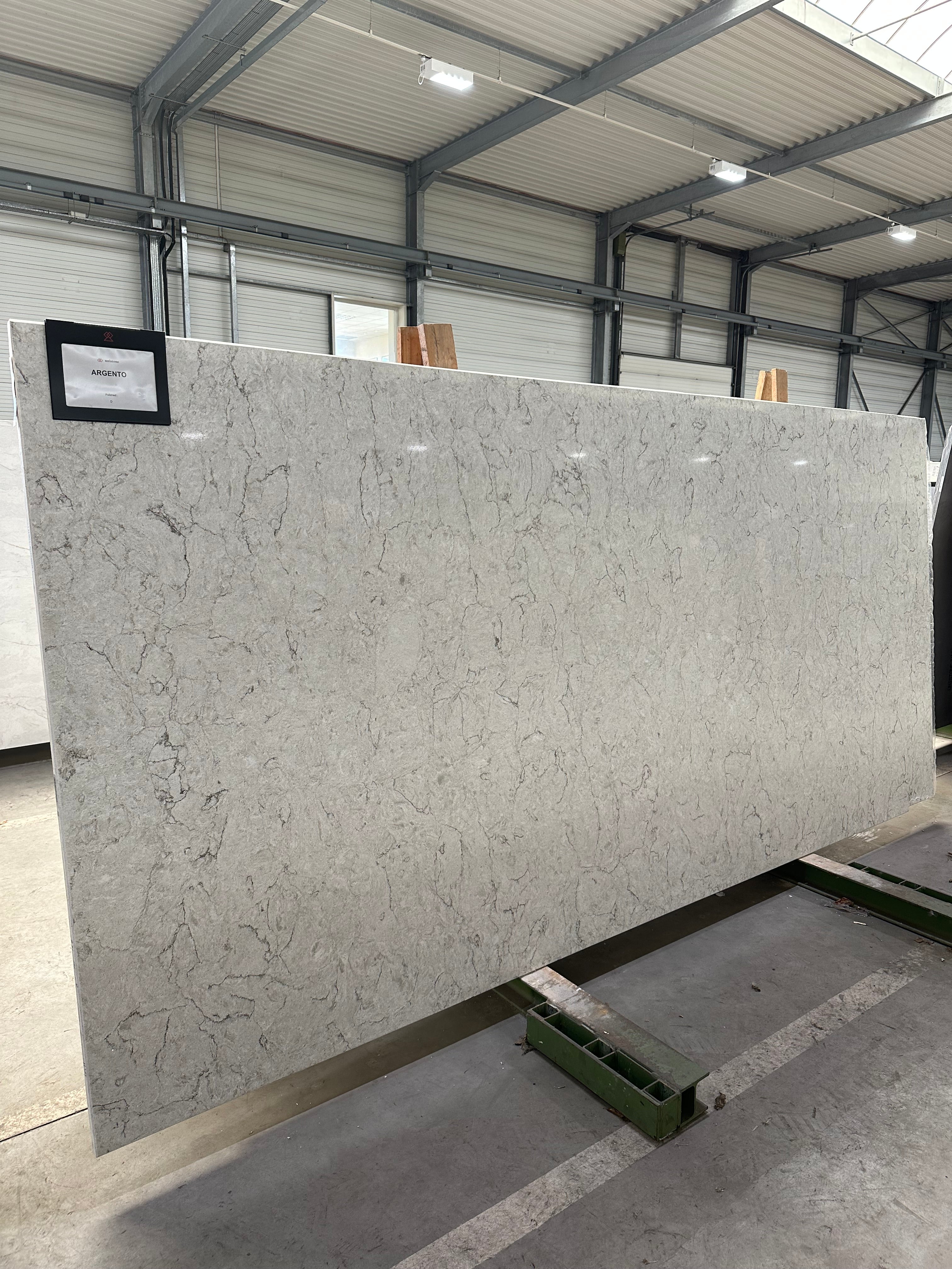 Unistone Argento Grey Quartz | Purple – purplegranite