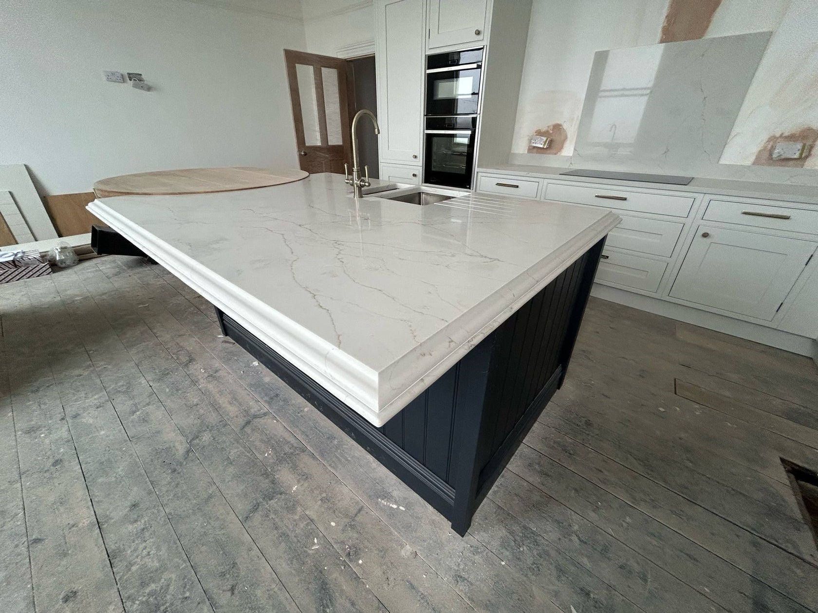 BQS Capri Marble Effect Quartz with Veining | Purple – purplegranite