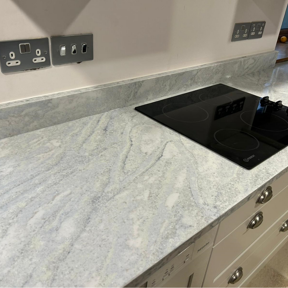 PQS Pacific Blue Patterned Quartz | Purple – purplegranite