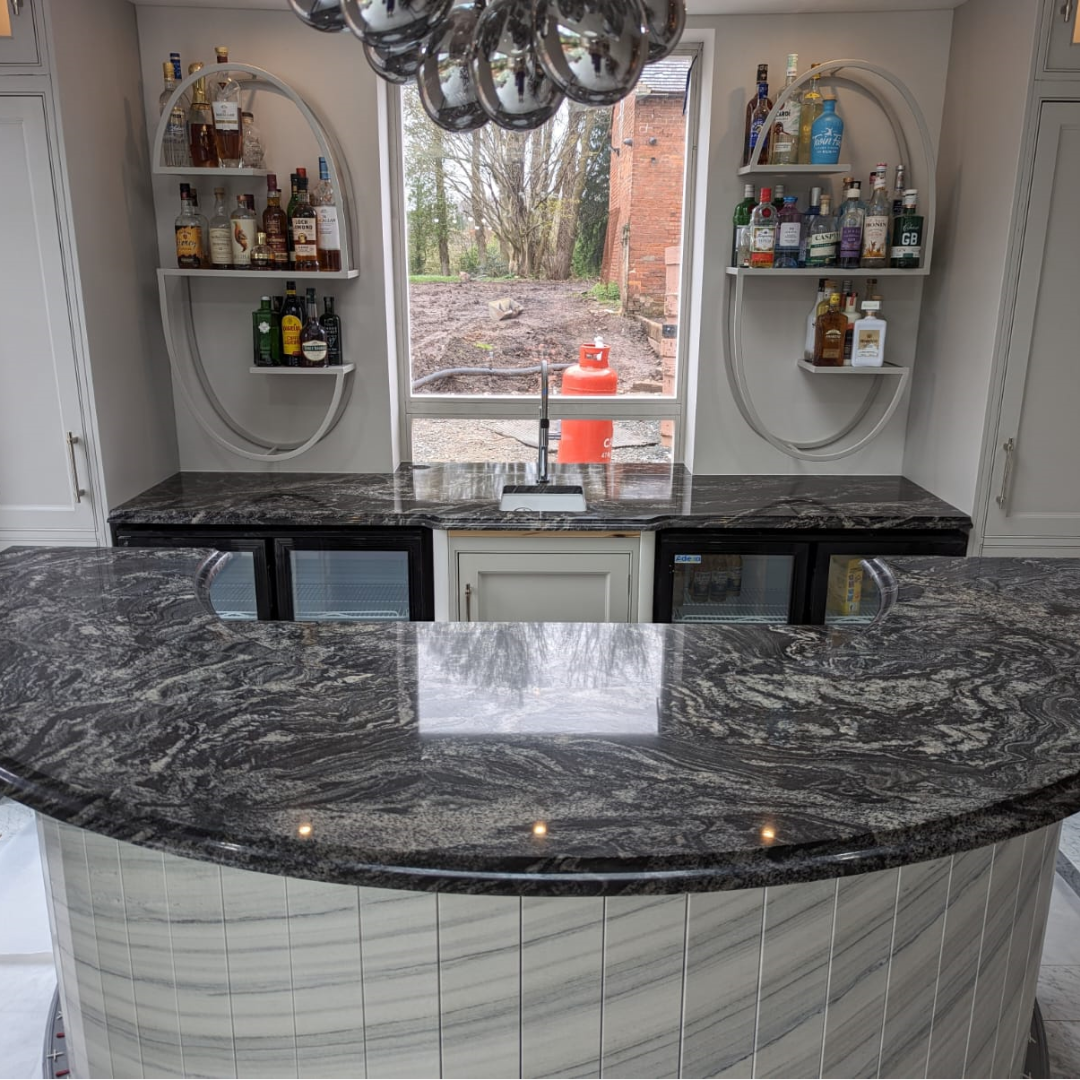 Silver Waves Black Granite | Purple – purplegranite