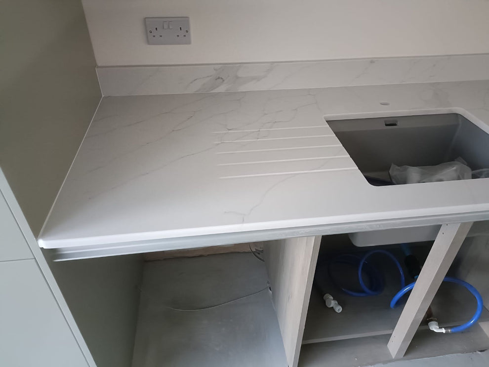 PQS Venetian River White Marble Effect Quartz | Purple – purplegranite