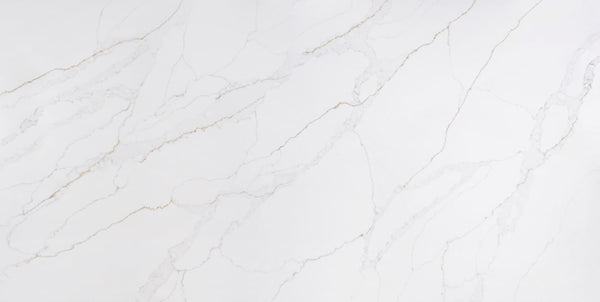 Fugen Calacatta Oro White Marble Effect Quartz | Purple – purplegranite
