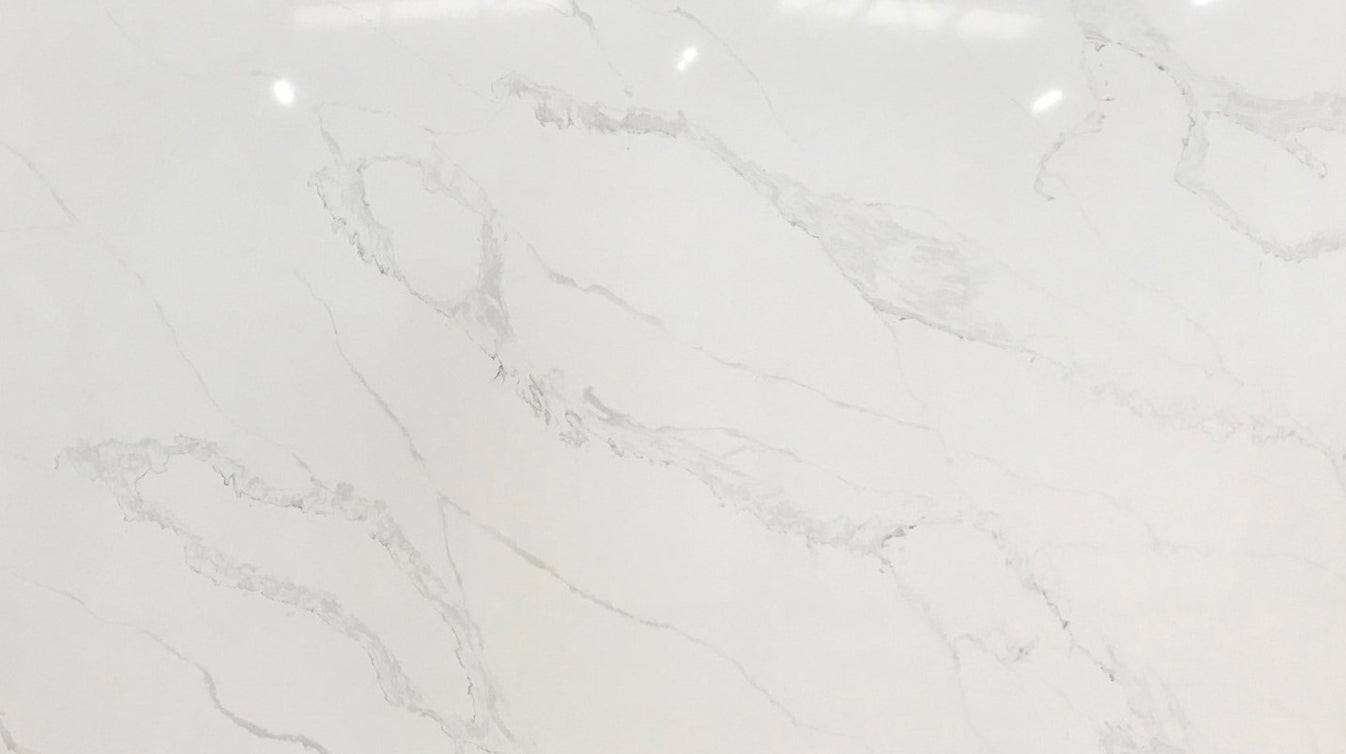 BQS Avenza White Marble Effect Quartz | Purple – purplegranite